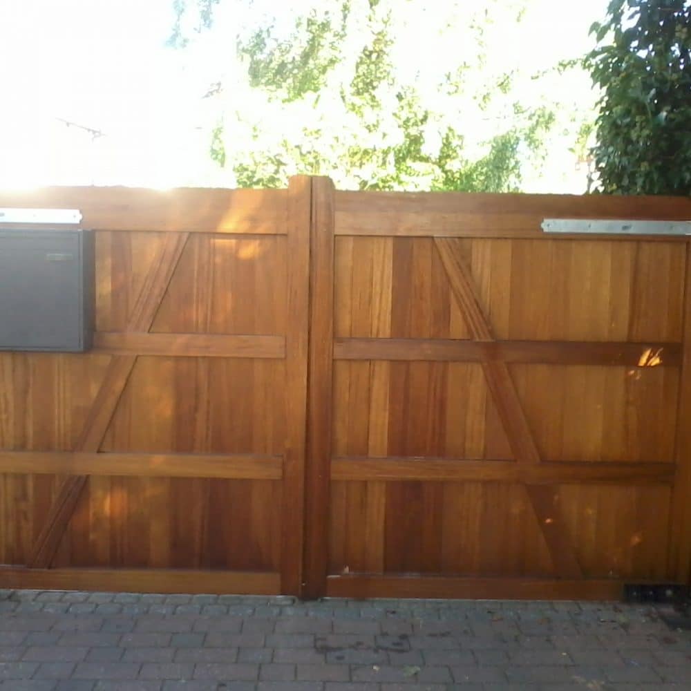 Iroko Gates for your Wooden Gates