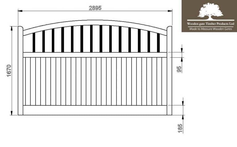 Measuring your gate for your Wooden Gates