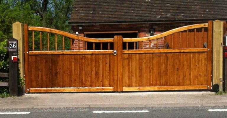 Wooden SLIDING Gates from The Wooden Gate Company