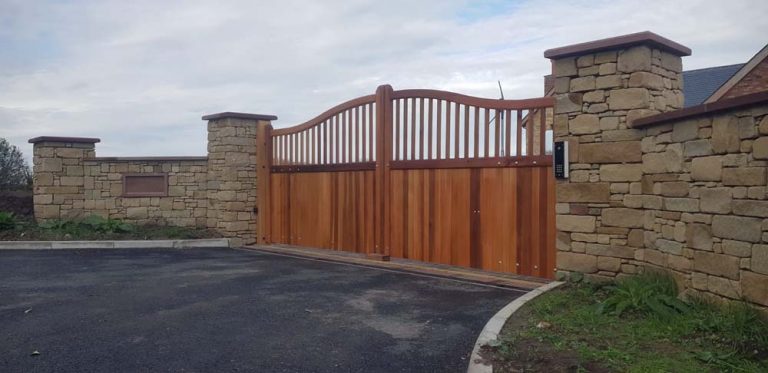 Wooden SLIDING Gates from The Wooden Gate Company