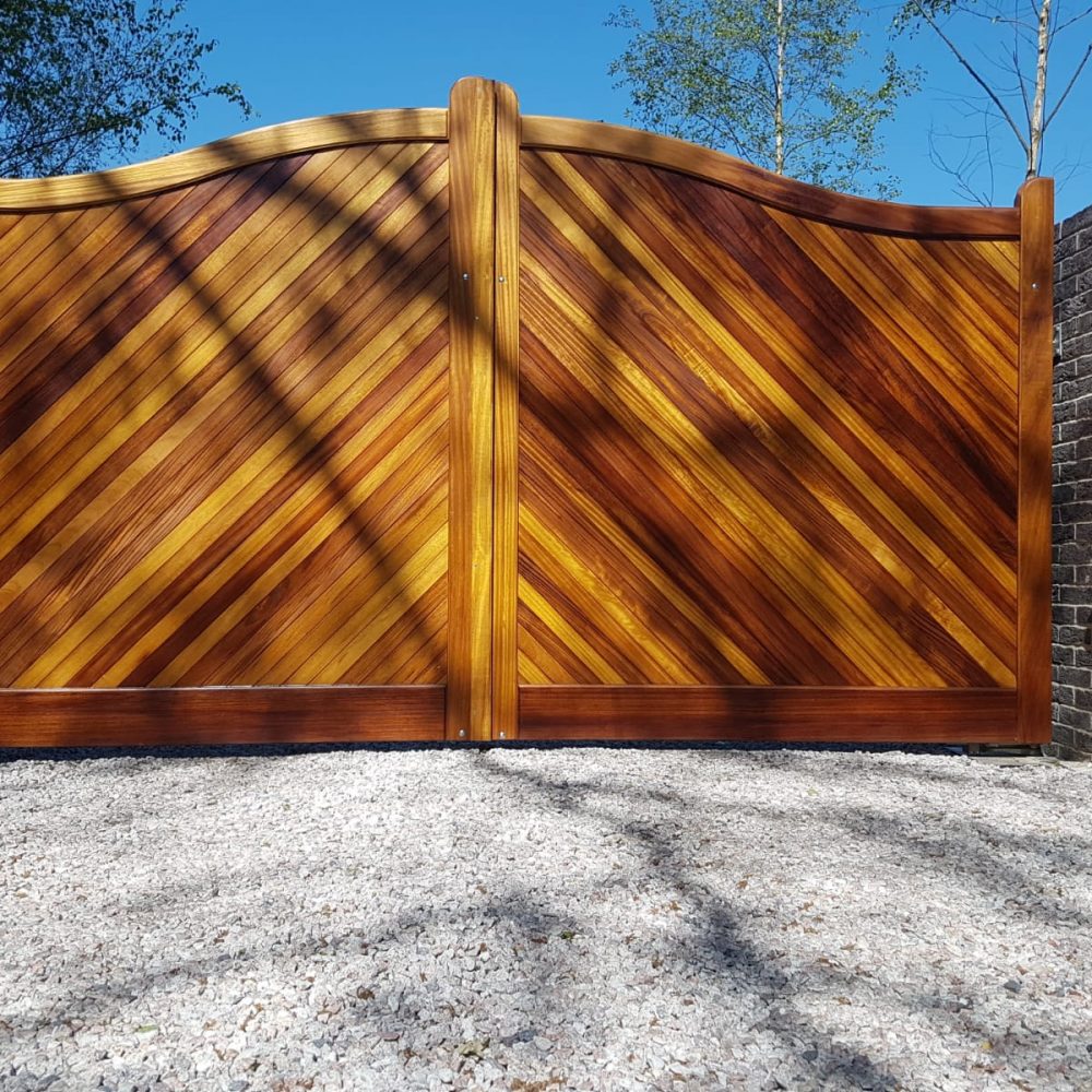 Iroko Gates - Design, Manufactured and Installed Nationwide